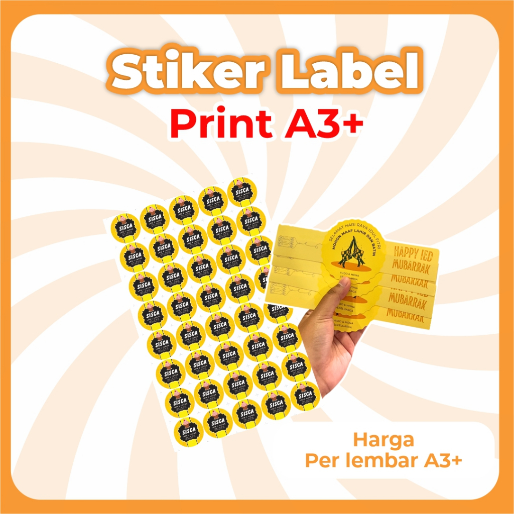Jual [JINGGA] Stiker Label | Label Kemasan panjang | stiker Kemasan ...