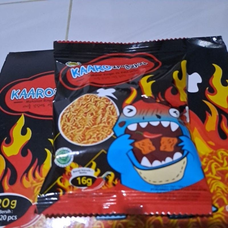 Jual shogun kaaro pedas, mie kering siap makan 16g | Shopee Indonesia