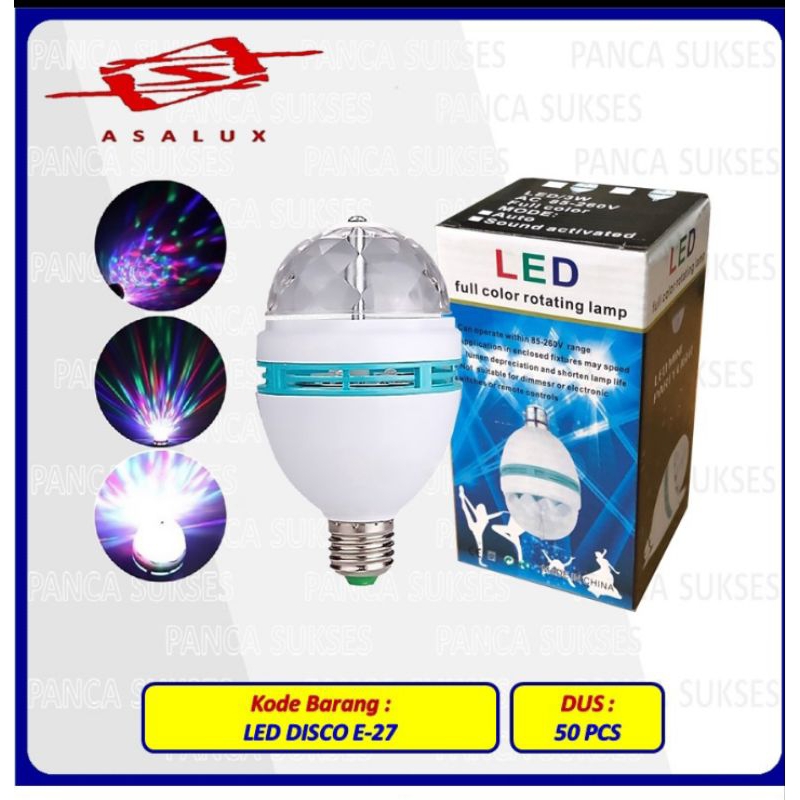 Jual Lampu Disco LED Fitting Tumbler Mini Otomatis Disco Warna Warni ...