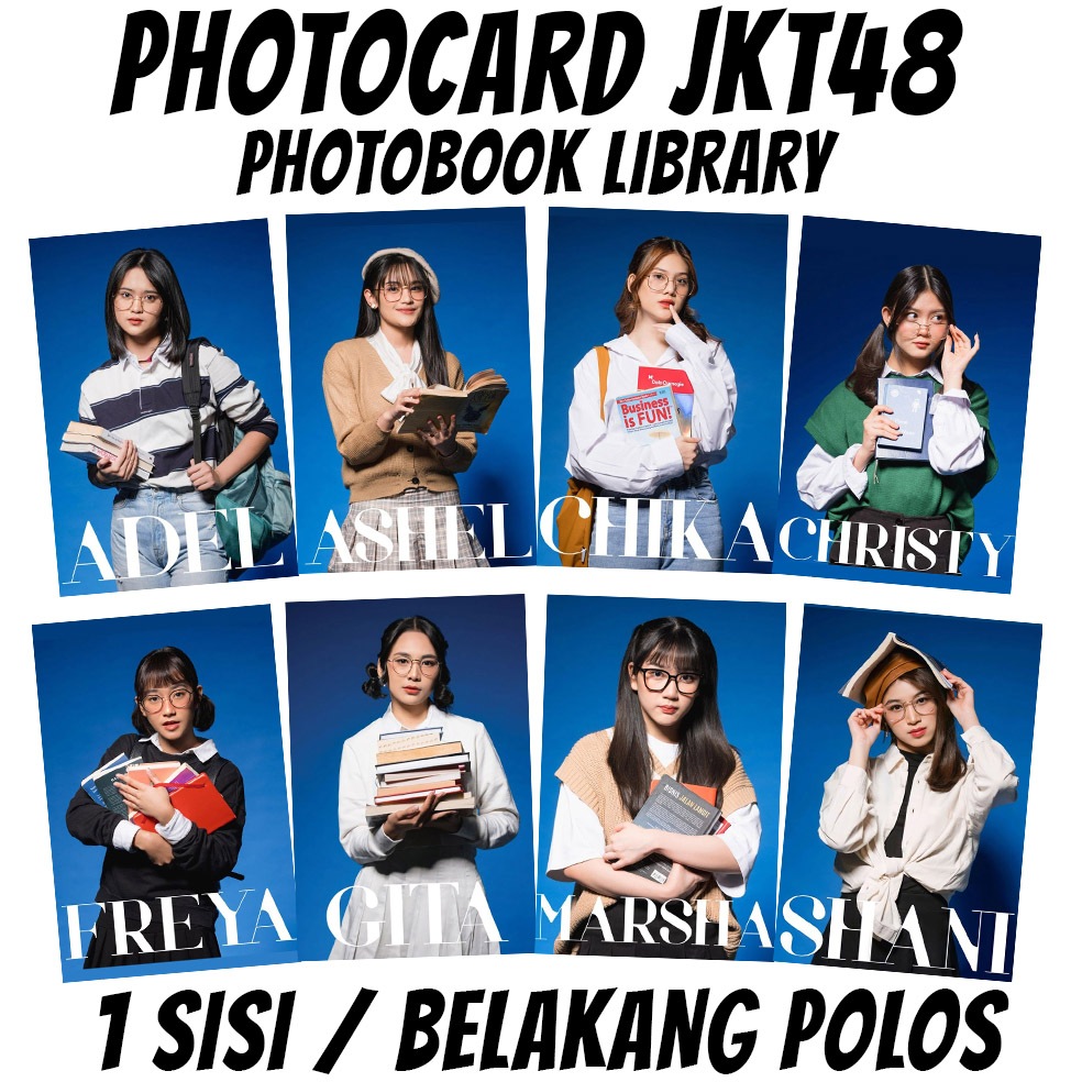 Jual SUNOPY - Photocard JKT48 Photobook Library Unofficial - Belakang ...