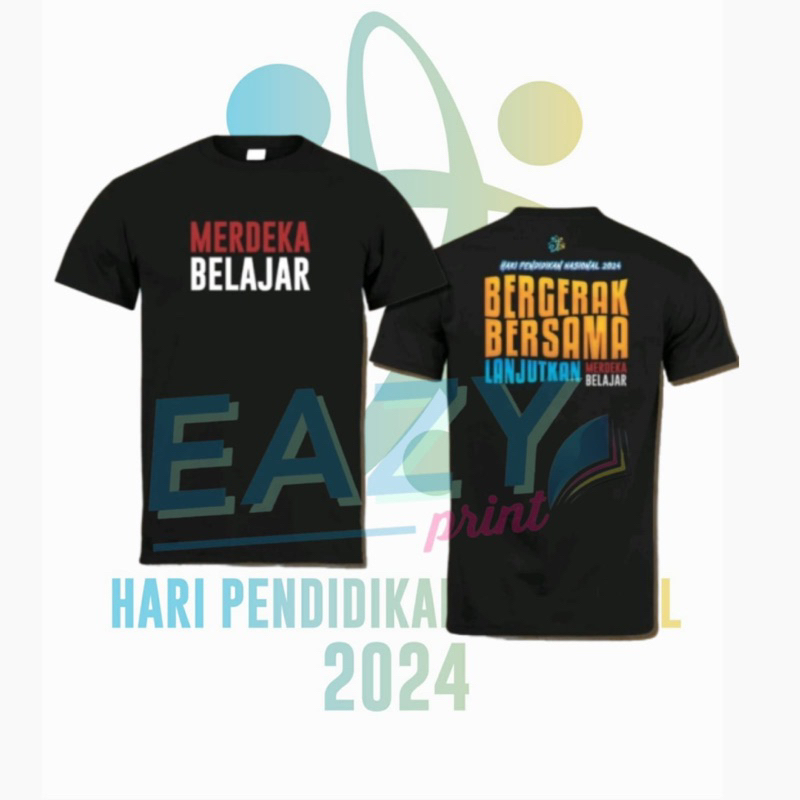 Jual TSHIRT KAOS MERDEKA BELAJAR HARI PENDIDIKAN NASIONAL 2024 BAJU ...