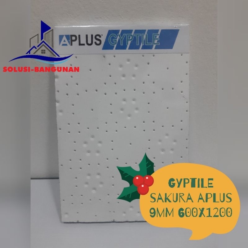 Jual Gyptile sakura 09mm 600x1200/gyptile aplus/giptile/plafon/sakura aplus/aplus | Shopee Indonesia