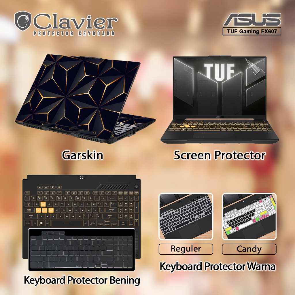 Jual Cover Keyboard Screen Protector Garskin Laptop Anti Gores Asus TUF ...