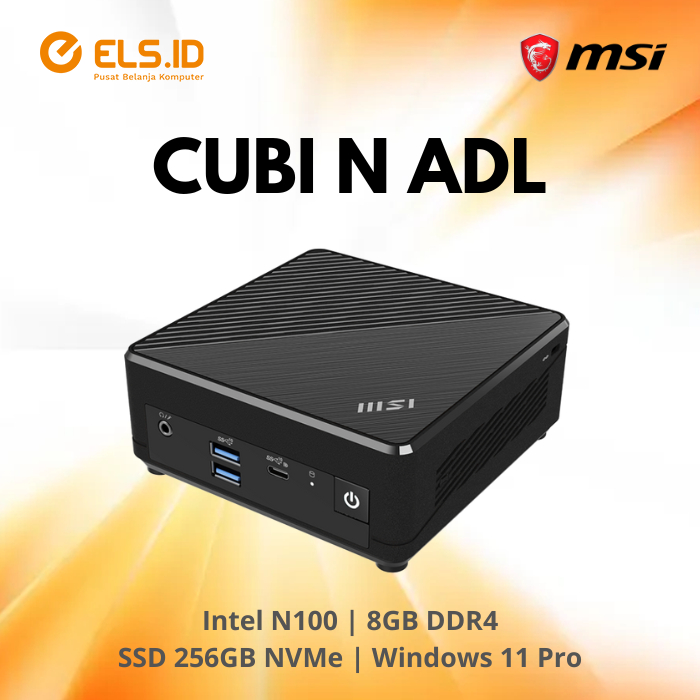 Jual Mini PC MSI Cubi N ADL Intel N100 8GB SSD 256GB W11 PRO | Shopee ...