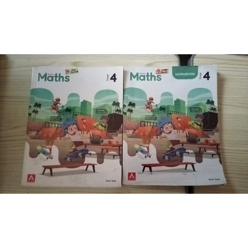 Jual Active Maths Textbook Stage 4 & Active Maths Workbook Stage 4 ...