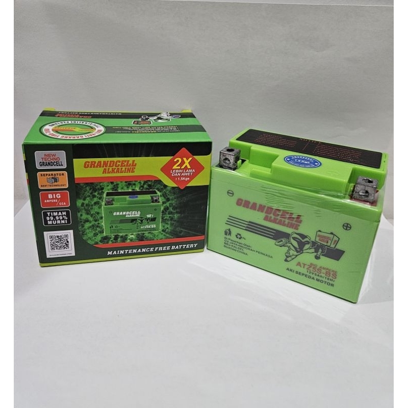 Jual Aki Alkaline Grandcell GTZ5S Full kering (JAMINAN ORIGINAL 100% ...