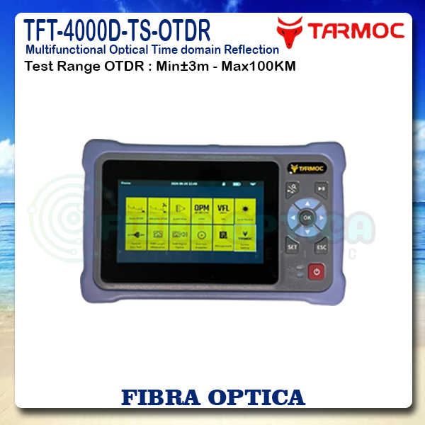Jual Tarmoc TFT-4000D-TS-OTDR | Fiber Optic Touch Screen OTDR 1310 ...