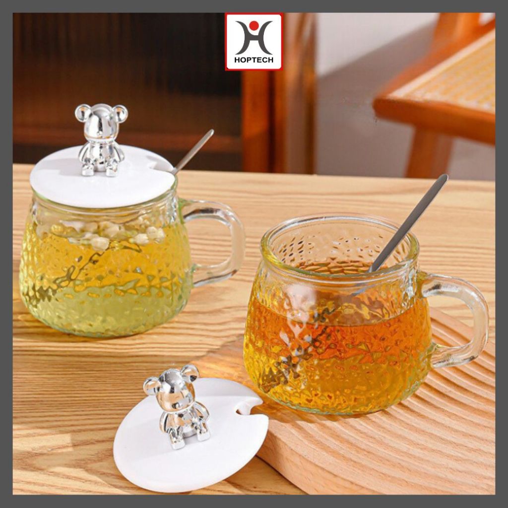 Jual Gelas Kaca Glass Mug Aesthetic 450ml / Gelas Minum Kaca Simple ...