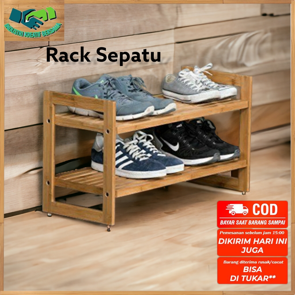 Jual rak sepatu kayu jati belanda minimalis | Shopee Indonesia