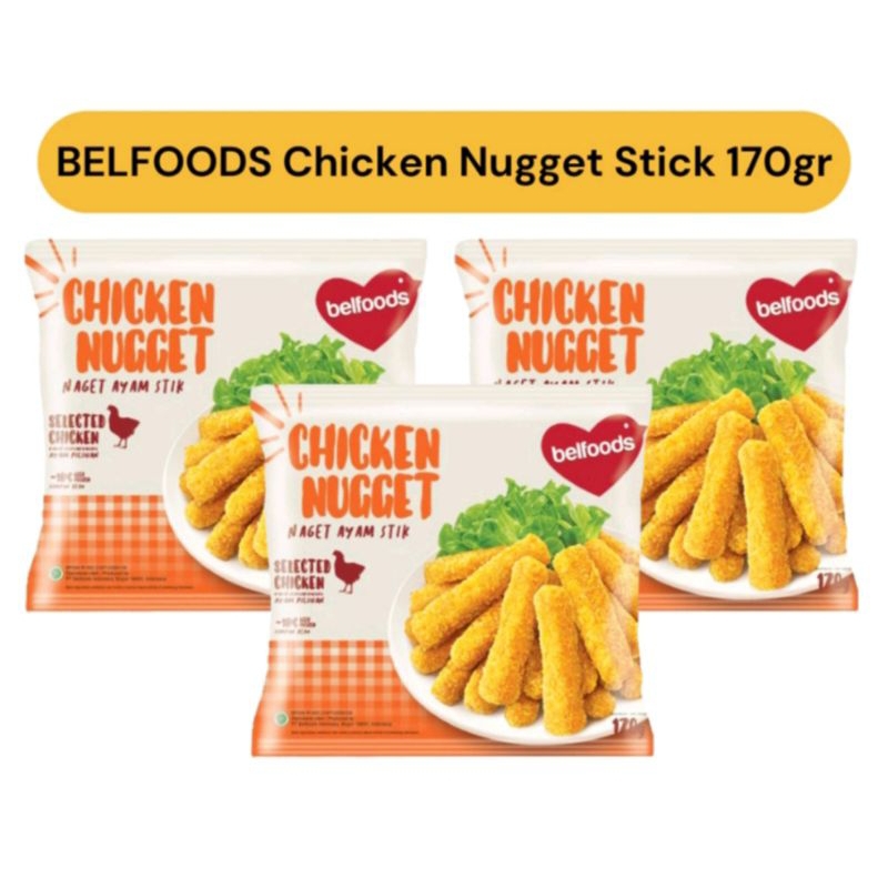 Jual Belfoods chicken nugget stik 170gr | Shopee Indonesia