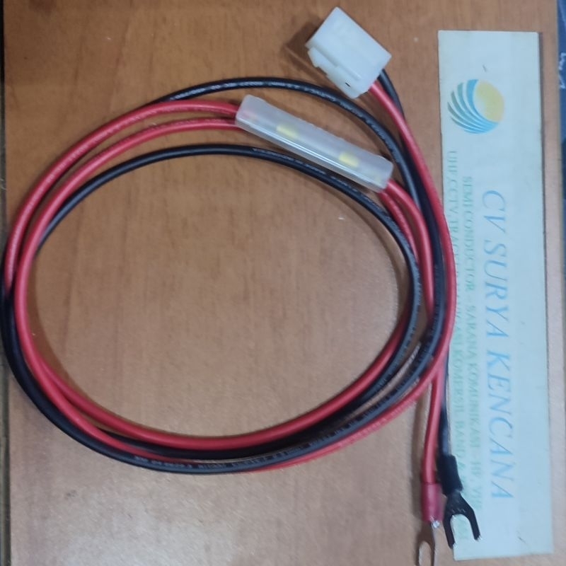Jual KABEL DC RADIO POWER DC RIG YAESU ALINCO ICOM KENWOOD PANJANG 1M 1 METER | Shopee Indonesia