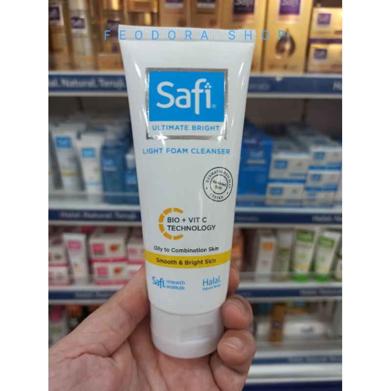 Jual Safi Ultimate Bright Light Foam Cleanser 100g | Shopee Indonesia