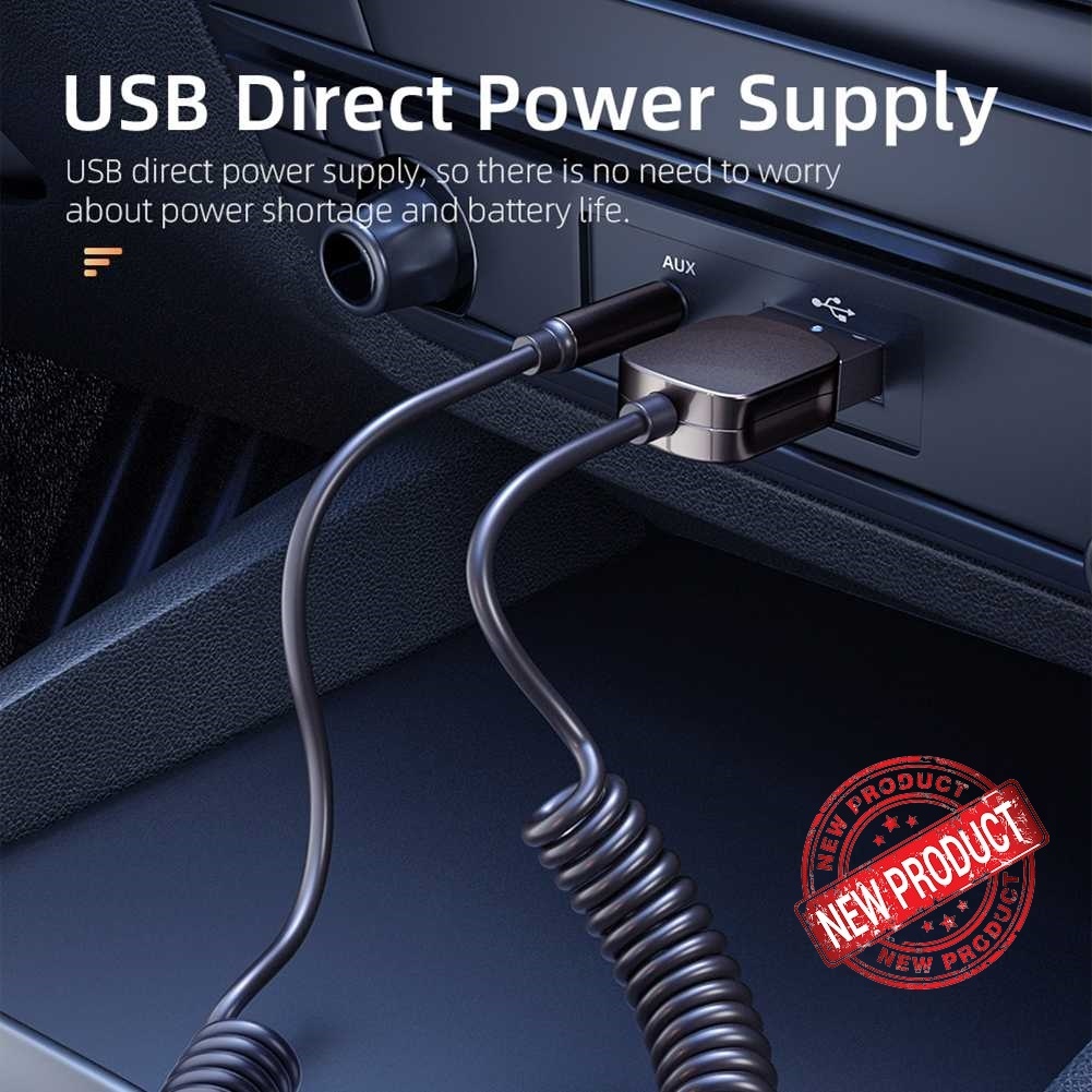 Jual Audio Bluetooth Receiver Adapter Mobil Sound Pairing Tool USB AUX ...