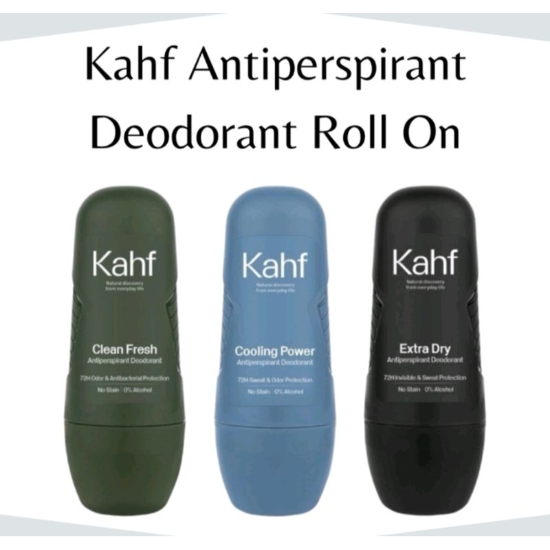 Jual Kahf Antiperspirant Deodorant Roll On 45ml | Shopee Indonesia