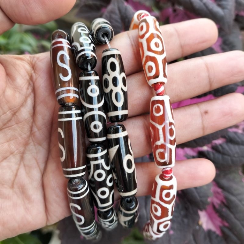 Jual BATU TIBETIAN DZI ANEKA MOTIF HARGA PER PC | Shopee Indonesia