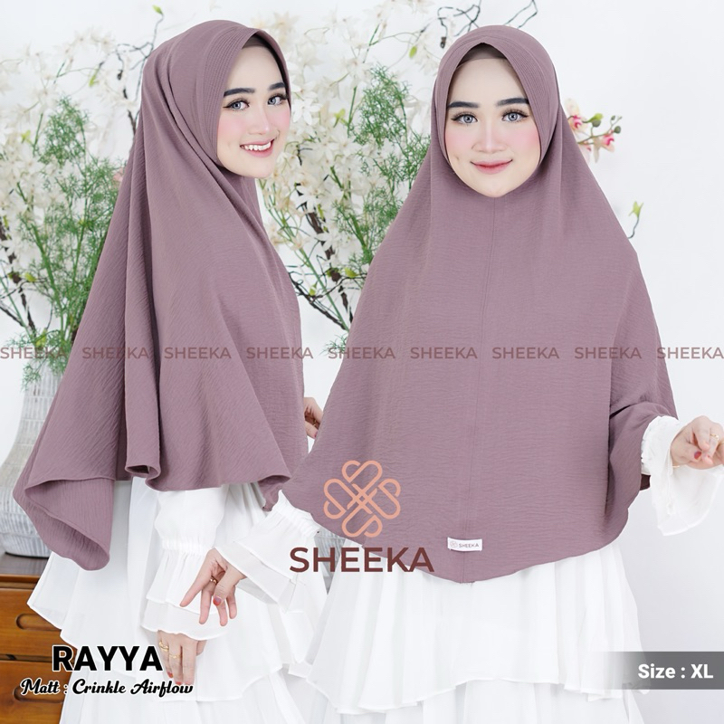 Jual 𝐒𝐇𝐄𝐄𝐊𝐀 𝐁𝐀𝐒𝐈𝐂 - HIJAB INSTAN CRINKLE AIRFLOW PAD TANPA TALI RAYYA ...