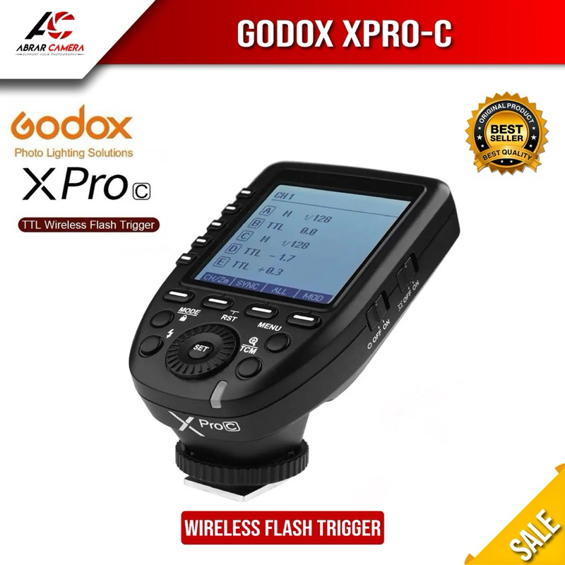 Jual Godox XPro-C Trigger TTL Transmiter for Canon Wireless Trigger ...