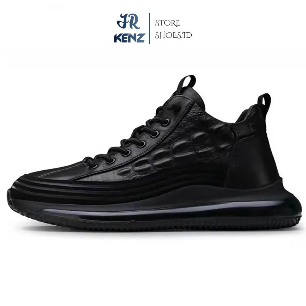 Jual Sepatu Sport Casual Hitam Polos Pria Impor Ori Original 100% ...