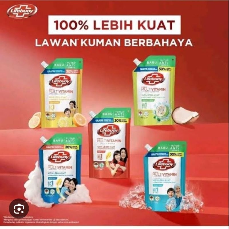 Jual Sabun mandi cair Lifebuoy 825ml kemasan baru (Pakai Tutup ...