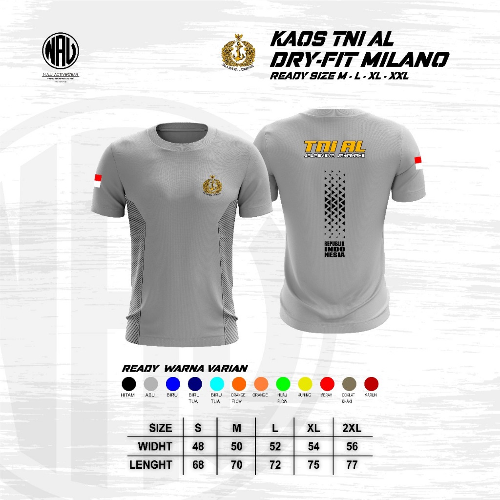Jual Kaos TNI AL - Kaos Jersey TNI AL - Kaos DryFit TNI AL | Shopee Indonesia