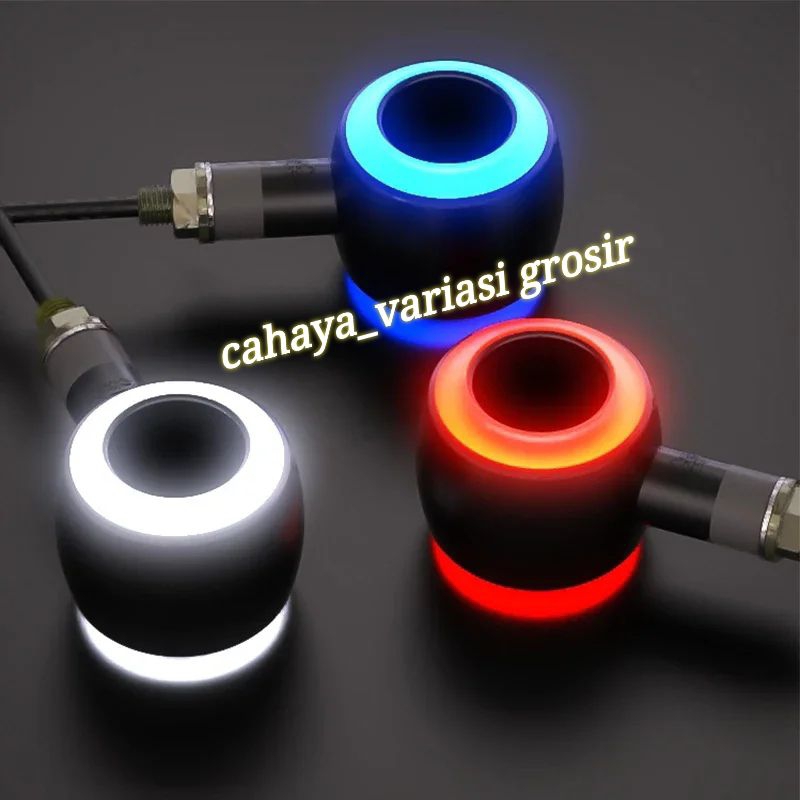 Jual LAMPU SEIN LED BULAT UNIVERSAL MOTOR HARGA SEPASANG 2LAMPU ...