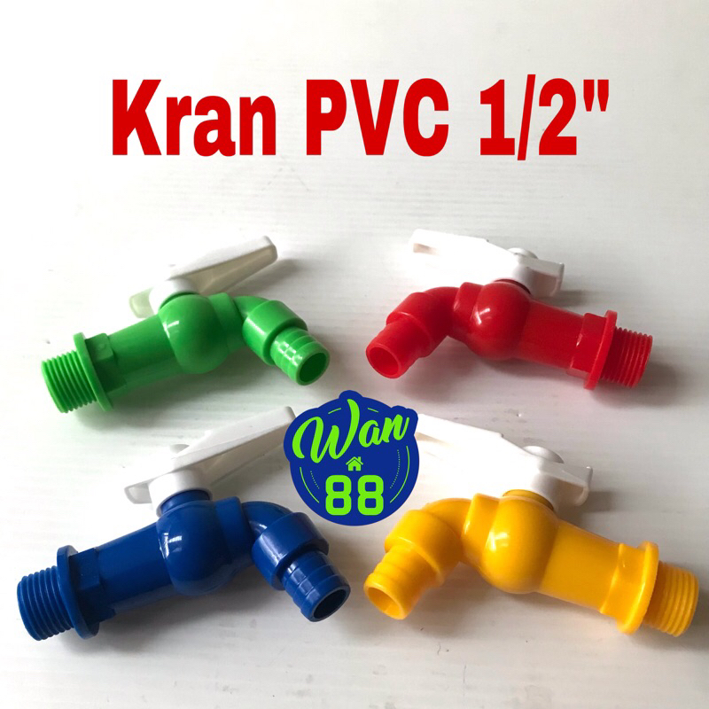 Jual Kran Air Tembok PVC 1/2” Kodai /Yustar/ SKT | Shopee Indonesia