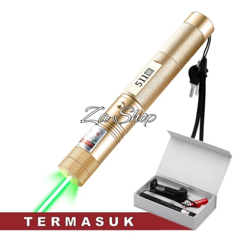 Jual Green Laser Pointer 303 511 Jarak Jauh Hijau Hitam | Shopee Indonesia