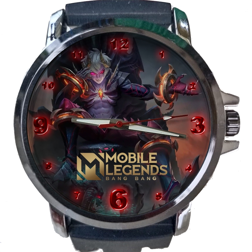 Jual Jam Tangan Anak MLBB Dyroth art 1 Analog strap rubber Custom ...