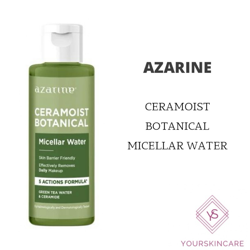 Jual Azarine Ceramoist Botanical Micellar Water 90ml [HIJAU] | Shopee ...