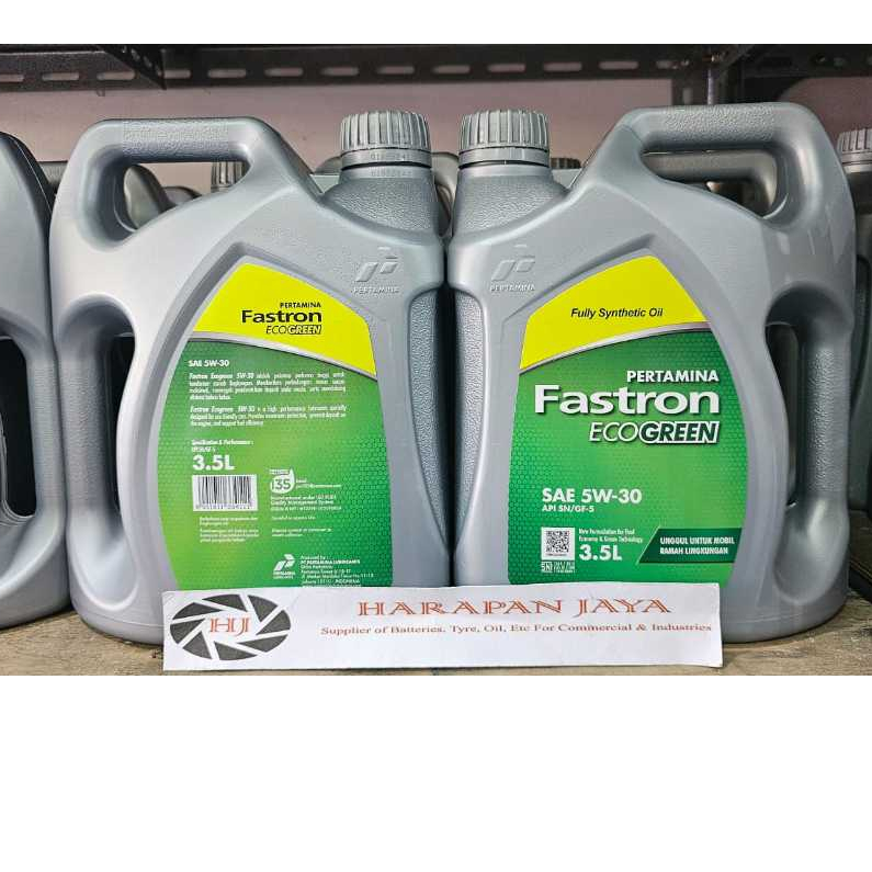 Jual OLI MOBIL PERTAMINA FASTRON ECOGREEN 5W30 @3,5L | Shopee Indonesia