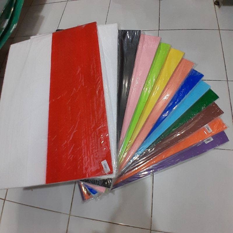 Jual GABUS MADING / STYROFOAM 40X60 CM GABUS WARNA | Shopee Indonesia