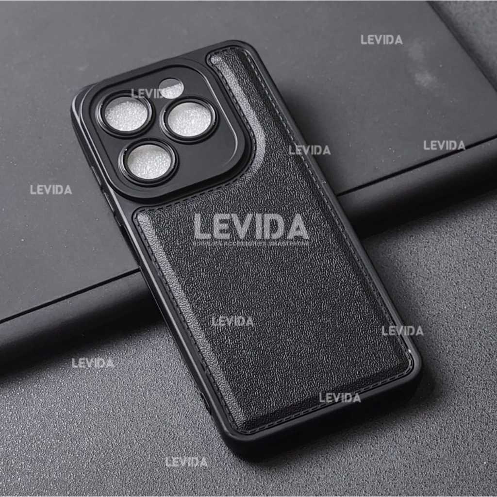 Jual Itel P55 Nfc Itel P55 5G Luxury Case Leather Pro Kamera Black Itel P55 Nfc Itel P55 5G ...