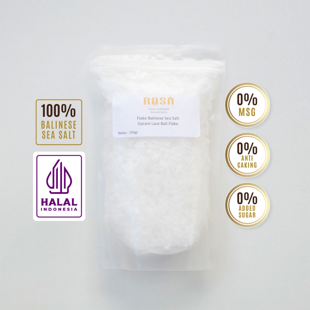 Jual RASA - Flake Balinese Sea Salt / Garam Laut Bali Flake | Shopee ...