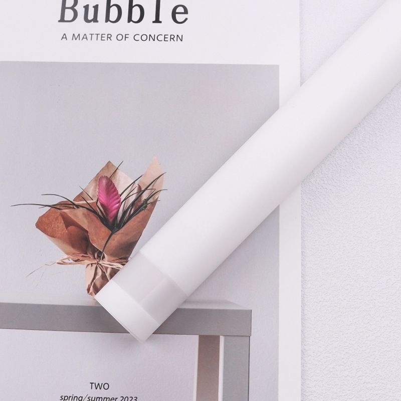 Jual wrapping paper matte film two tone/ cellophane bucket bunga ...