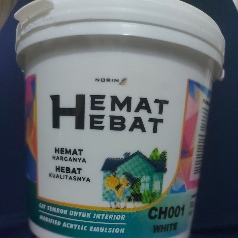 Jual CAT TEMBOK PUTIH 1KG HEMAT HEBAT | Shopee Indonesia