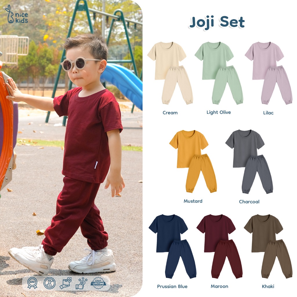 Jual Nice Kids - Jojii Shirt & Jogger Pants Set Setelan Kaos & Celana ...