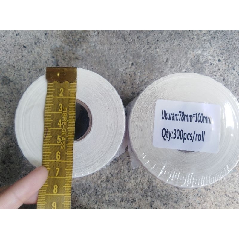 Jual Label Sticker Thermal 78 x 100 300pcs label barcode olshop ...