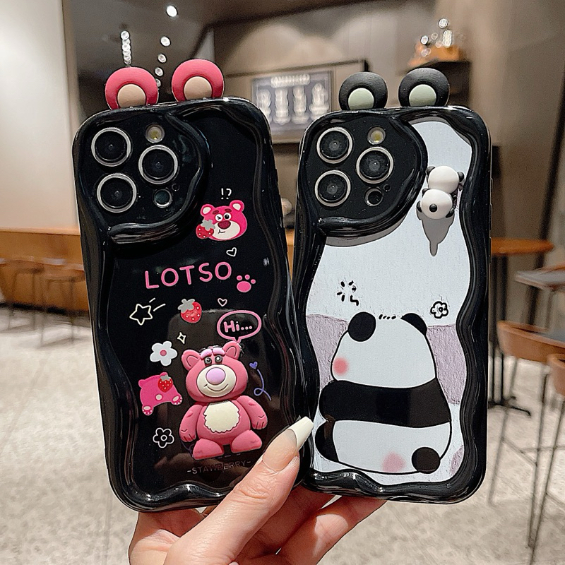 Jual CASING WAVE 3D LOTSO PANDA FOR XIAOMI REDMI NOTE 14 A5 13X 14C 13 13C 12 12C A2 A1 10 10A 9 ...