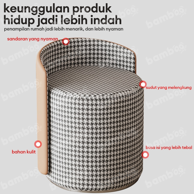 Jual Kursi Rias Makeup Stool Kursi Estetik Kursi Meja Rias Kursi Makeup ...