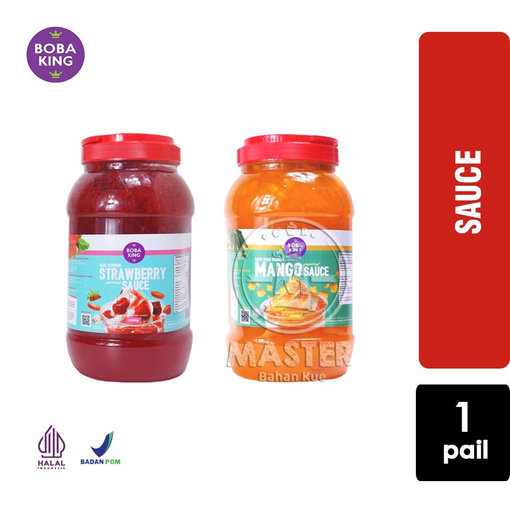 Jual Boba King Strawberry Sauce / Mango Fruit / Kiwi / Passion Fruit ...