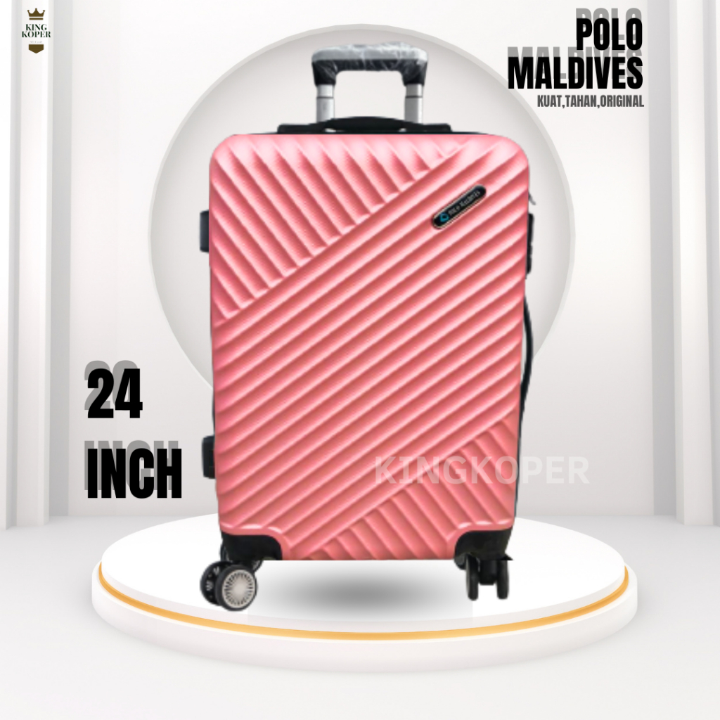 Jual Koper 24 inch Polo Happy 802 ukuran bagasi/koper murah/fiber ...