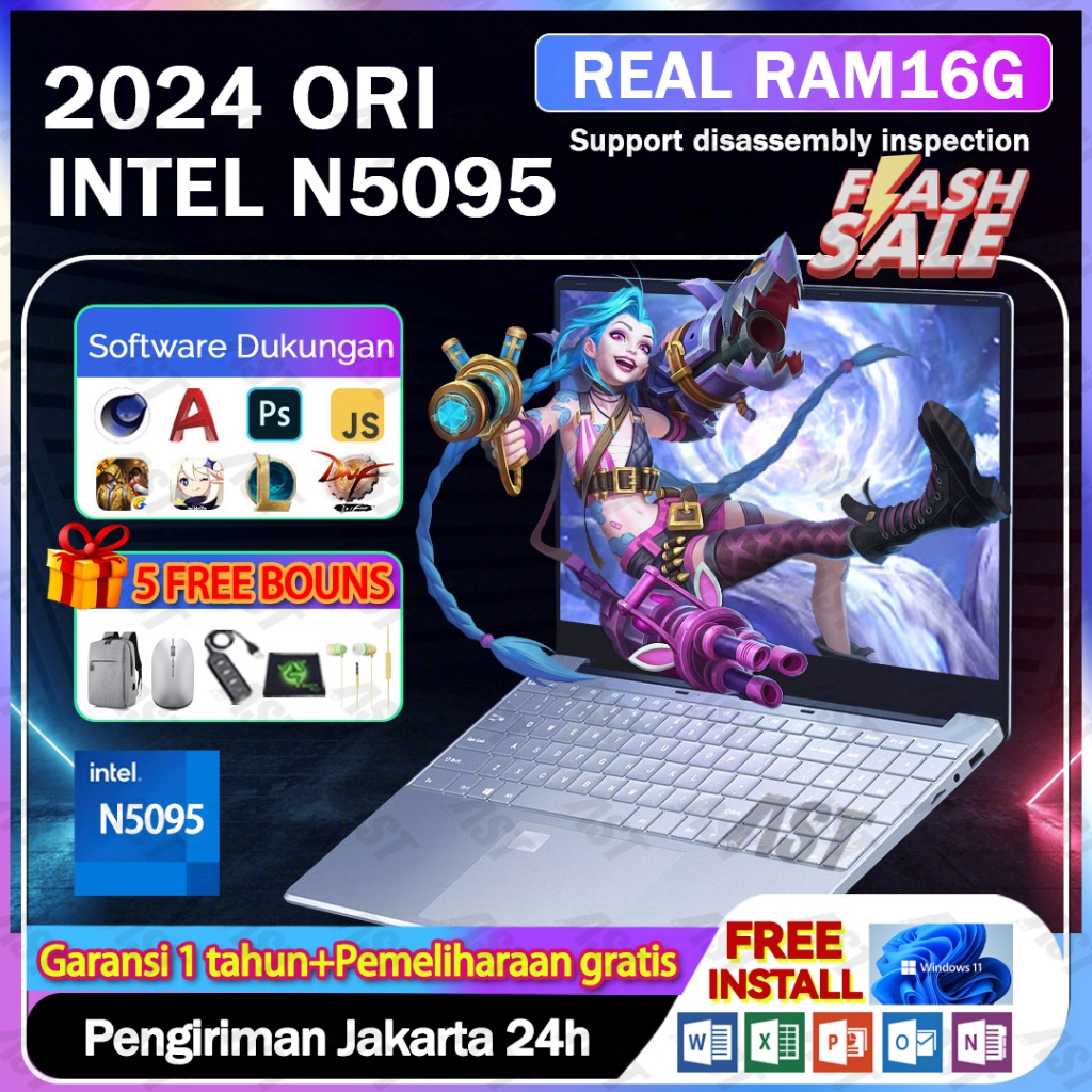 Jual AST laptop baru 15.6 inch Intel N5095 RAM20G+512GB SSD ORI ...