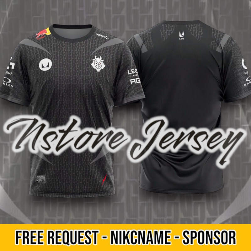 Jual Jersey G2 Team Dota LoL Terbaru 2024 Free request namset | Shopee ...