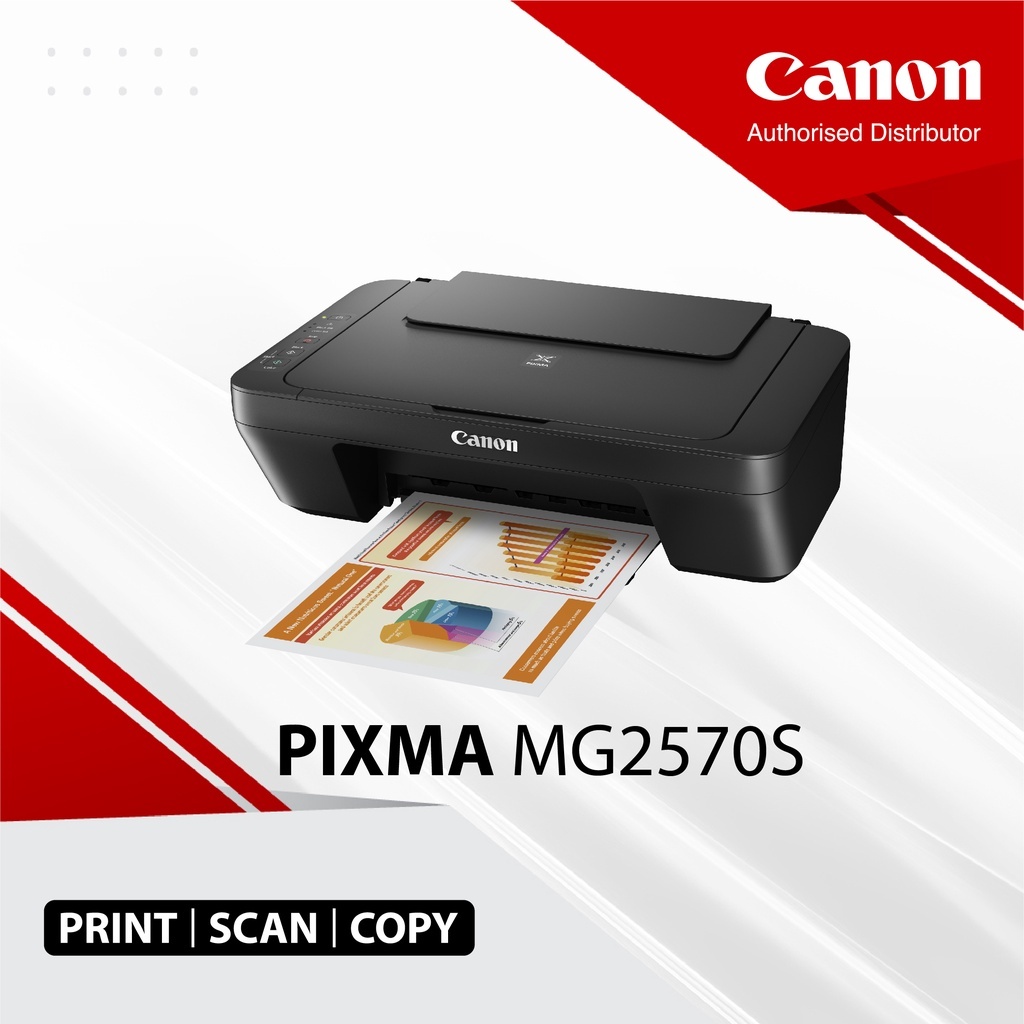 Jual Canon PIXMA MG2570s Multifunction Inkjet Printer | Shopee Indonesia