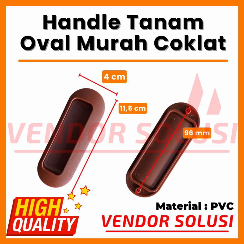 Jual Handle Tanam Oval Plastik Tarikan Lemari Sliding Laci Minimalis ...