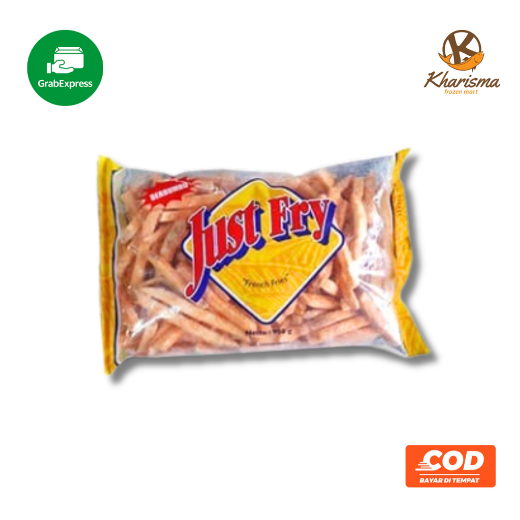 Jual Kentang Frozen French Fries Just Fry Kentang Berbumbu 450g ...