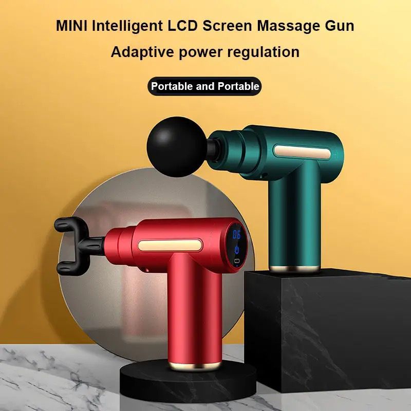 Jual Alat Pijat Mini Fascial Gun Massage Gun Smart Alat Pijat Gym ...