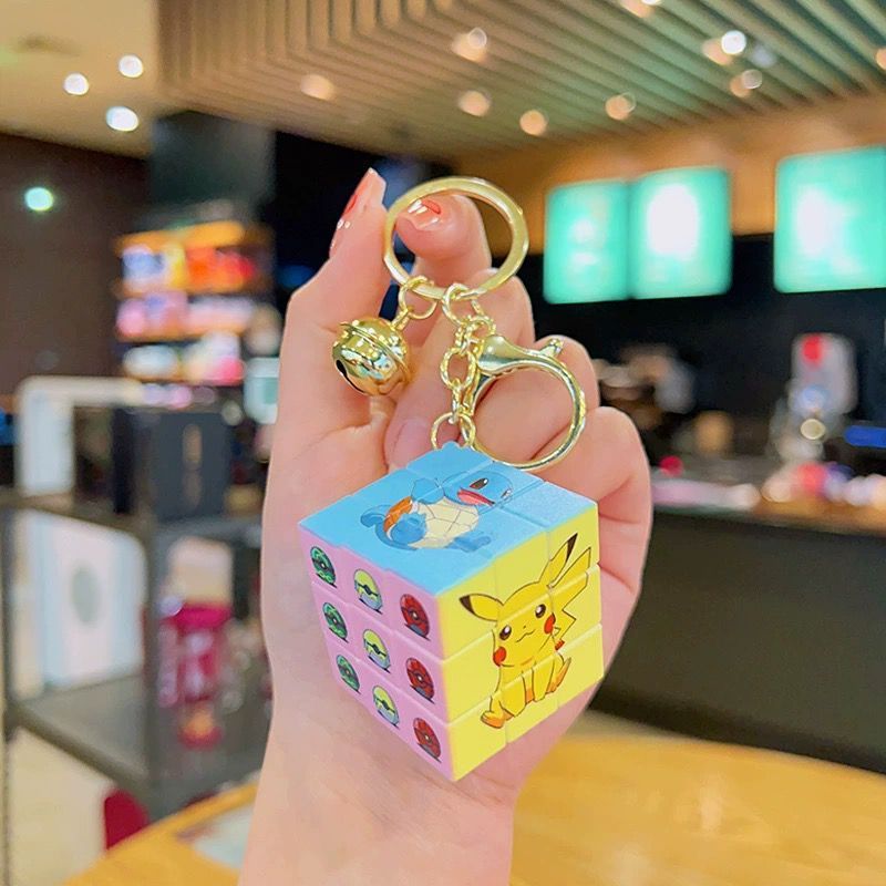 Jual KY26 Rubik - Premium Gantungan kunci kartun Anime Poke Mon Rubik's ...
