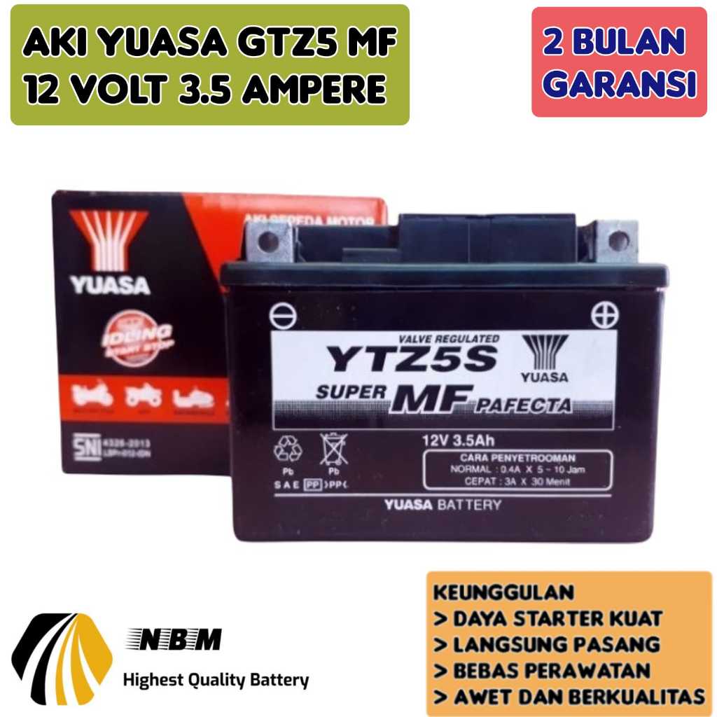 Jual Aki Motor Honda Beat Fi esp karbu Street/Vario 110/supra x 125/CS1/New mega pro/Blade ...