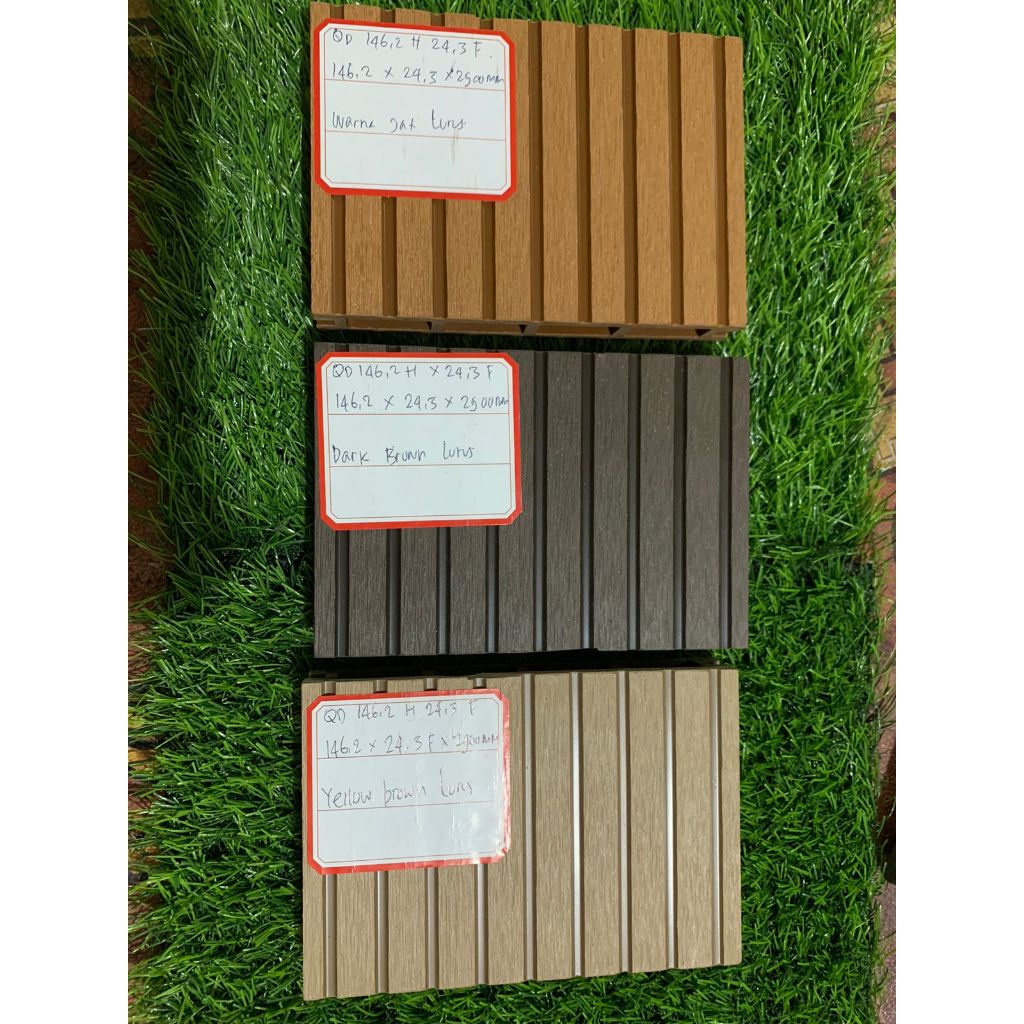 Jual WPC Decking Outdoor ARNI kode QD uk. 14,6cm x 2,9m tebal 25mm ...